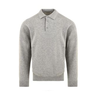 FILIPPO DE LAURENTIIS Polo-Kragen-Pullover - - Knitwear - Herren - Grau - L