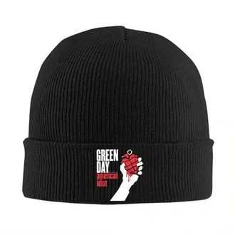 Generic Casquettes de Baseball pour Hommes Hommes, Green Day American Idiot Chapeaux tricot&eacute;s Cr&acirc;nes dAutomne Hiver Bonnets Nouveaux Fans de Hip-hop Casquette