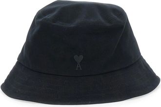 Ami Homme, Accessoires, Noir, Taille: 60 CM De Coeur Bucket Hat