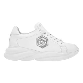 Philipp Plein Femme, Chaussures, Blanc, Taille: 38 EU Runner Crystal Fatale