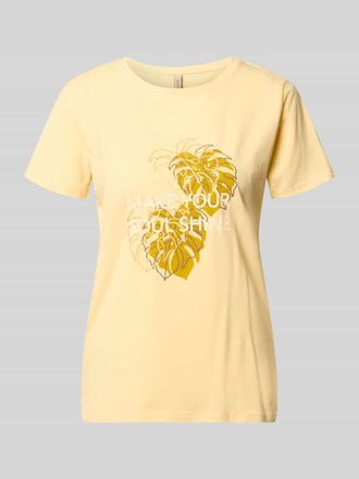 Soyaconcept T-Shirt mit Statement- und Motiv-Print Modell RINA