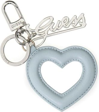 Guess Femme, Accessoires, Bleu, Taille: ONE Size Logo Keychain