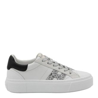 Hogan Low-Top Sneaker - Sole White Sneakers With Glittery Detail - Gr. 36,5 (EU) - in Wei&szlig; - f&uuml;r Damen