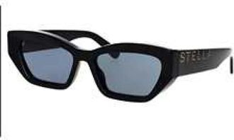 Stella McCartney Femme, Accessoires, Noir, Taille: 54 MM Lunettes de soleil oeil-de-chat