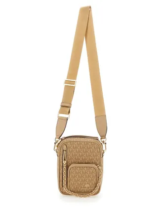 Michael Michael Kors Womens Elliot Shoulder Bag Beige