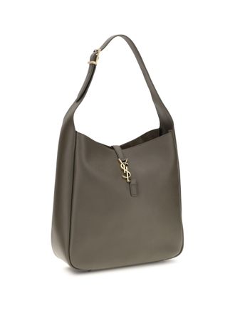 Saint Laurent Womens Le 5 &Agrave; 7 Shoulder Bag Light Musk Calf Leather Bos Taurus