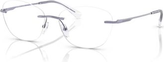 Emporio Armani Femme, Accessoires, Violet, Taille: 53 MM EA 1167 Lunettes de soleil
