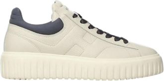 Hogan Homme, Chaussures, Beige, Taille: 42 EU H-Stripes Baskets