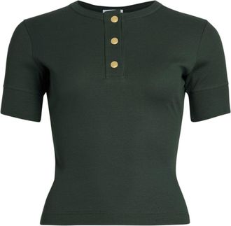 Patou Henley Oberteil - Gr&uuml;n