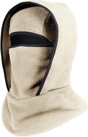 Generic Cagoule en laine m&eacute;rinos, cagoule de ski pour homme et femme, masque de ski coupe-vent, masque chaud pour lautomne et lhiver, le patinage, le ski, la 