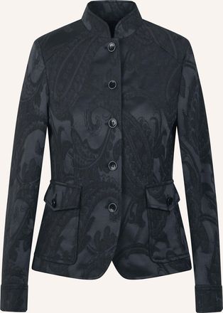 White Label Janker Jacquard Baumwoll Janker grau