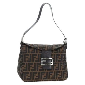 Fendi Pre-owned Toile sacs-fendi - Femme - Pre-owned - Brun - Taille: ONE Size