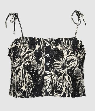 Roseanna Top Coton Charbon