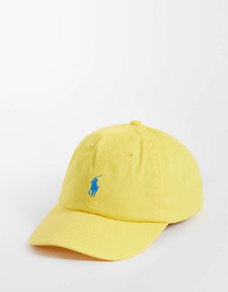 Polo Ralph Lauren Baseballkappe in Gelb mit Markenlogo