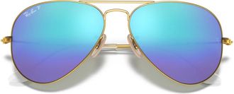 Ray-Ban unisex, Accessoires, Jaune, Taille: 58 MM Rb3025 Aviator