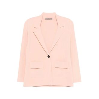 D.exterior Femme, Vestes, Rose, Taille: 40 FR Blazer &agrave; Poches Boutonn&eacute;es