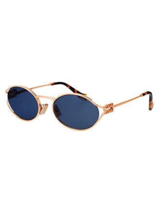 Miu Miu Womens Sunglasses Rose Gold Metal