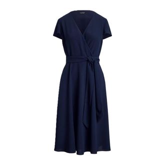 Ralph Lauren Woven-Wrap-Kleider-Triple Ggt-R - - Dresses - Damen - Blau - 3XS