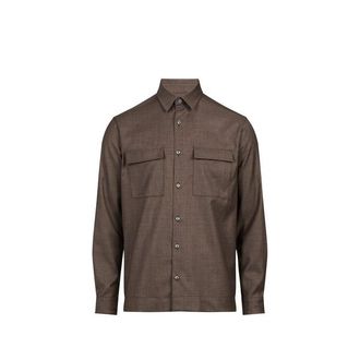 Paul & Shark Chemise droite en laine vierge