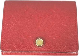 Louis Vuitton Pre-owned Unveil Carte de Visite Porte-cartes de visite - Femme - Pre-owned - Rouge - Taille: ONE Size