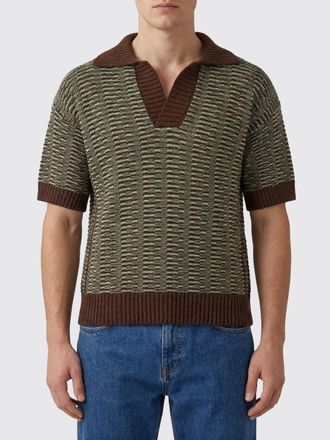 Roberto Collina Polo ROBERTO COLLINA Herren Farbe Dark