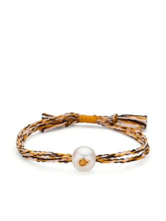 Tamara Taichman Scarlett pearl citrine bracelet - Blanc