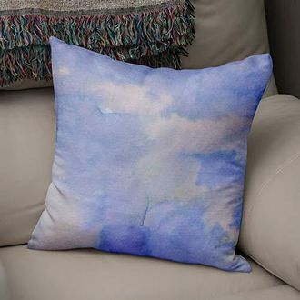 Bonamaison Le Jardin du Lin Kissen Zierkissenbezug Kissenbezug, Aquarell-Thema Dekoration, Für Zuhause Autos Büro Sofa Wohnzimmer Couch Schlafzimmer Dekor, 50x50