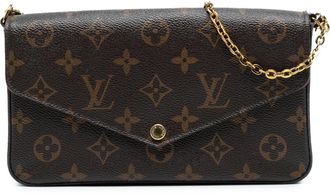 Louis Vuitton Hobo Bags - Monogram Pochette Felicie - Gr. unisize - in Braun - für Damen