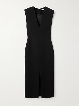 Givenchy Midikleid Aus Einer Wollmischung - Schwarz