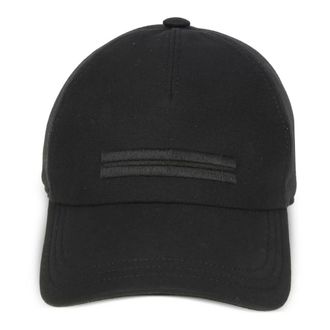 Ermenegildo Zegna Homme, Accessoires, Noir, Taille: M Casquette de baseball brod&eacute;e