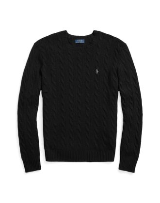 Ralph Lauren CABLE-KNIT WOOL-CASHMERE SWEATER