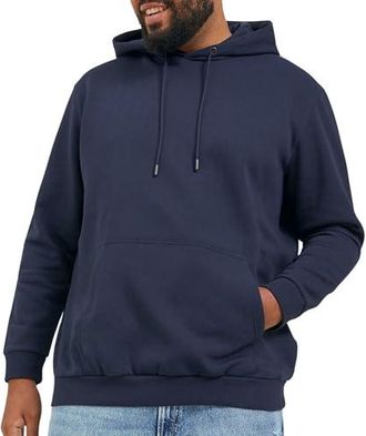 Jack & Jones Jjebradley Noos Pls Sweat &Agrave; Capuche Homme Sweatshirt &agrave; capuche, Blazer Bleu Marine., 5XL Grande taille