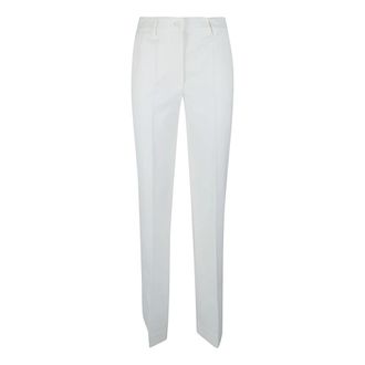 P.A.R.O.S.H. Wollmischung Schlaghose - - Trousers - Damen - Wei&szlig; - M