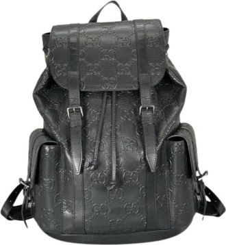 Gucci unisex, Pre-owned, Noir, Taille: ONE Size Sac &agrave; dos Pre-owned 625770