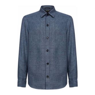 Ermenegildo Zegna Homme, Chemises, Bleu, Taille: L Chemise Zegna en cachemire, lin et soie