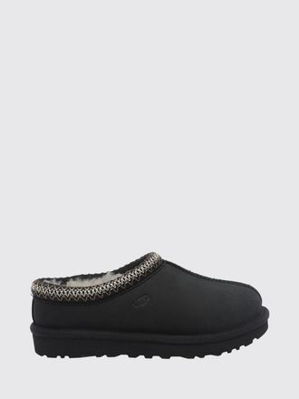 UGG Tasman Sabots aus Veloursleder mit Kontrastn&auml;hten und Wollfutter
