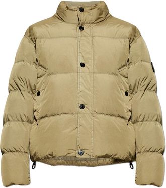 Stone Island Homme, Vestes, Beige, Taille: 2XL Doudoune &agrave; Col Montant