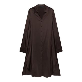 Fiorella Rubino Power Shirtdress - - Dresses - Damen - Braun - 2XL