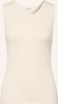 Selected Stricktop weiss