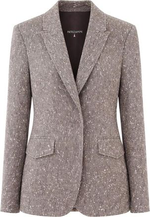 Patrizia Pepe Femme, Vestes, Gris, Taille: 40 FR Veste Crois&eacute;e