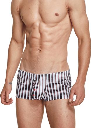 SEOBEAN Boxershorts Baumwolle Boxershort Tight Cup Trunk Gestreift