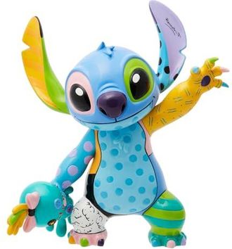 Enesco Disney Britto Lilo und Stitch Posing Holding Scrump The Doll Figur, 21,5 cm, Mehrfarbig