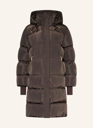 Neo Noir Neo Noir Steppmantel Lucette Mit Abnehmbarer Kapuze braun