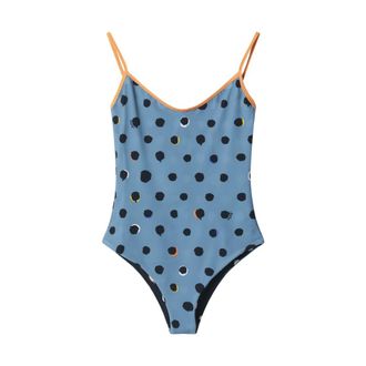 Fendi Falena Dots One-Piece Badeanzug - - Swimwear - Damen - Mehrfarbig - M