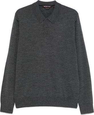 Michael Kors Poloshirt aus Merinowolle - Grau