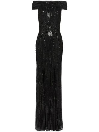 Jenny Packham robe Nile - Noir