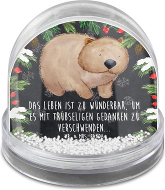 Mr. & Mrs. Panda Weihnachtskugel Wombat - Geschenk, Gro&szlig;e Schneekugel, Australien, Das Leben Ist sch&ouml;n, Weihnachts, Motivation, Weihnachten, Lustige Spr&uuml;che, Spruch