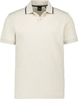 HUGO BOSS Herren Polo-Shirt beige Slim Fit