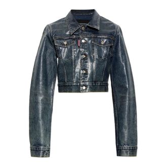 Dsquared2 Femme, Vestes, Bleu, Taille: 36 FR Denim Vestes