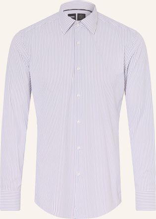 HUGO BOSS Hemd Hank Slim Fit grau